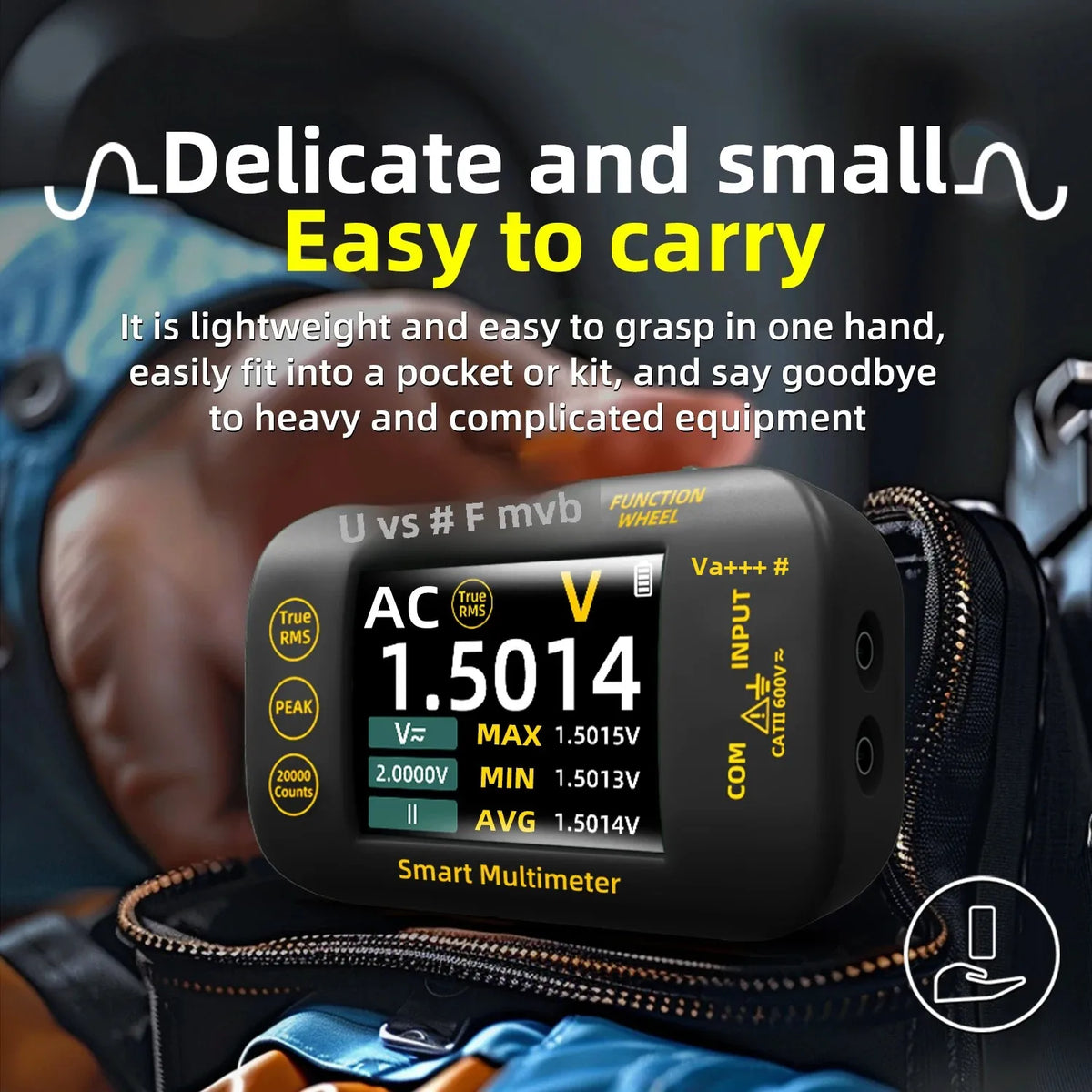 TK HOT BSIDE S40 Smart Rechargeable Digital Multimeter True RMS 20000 ...