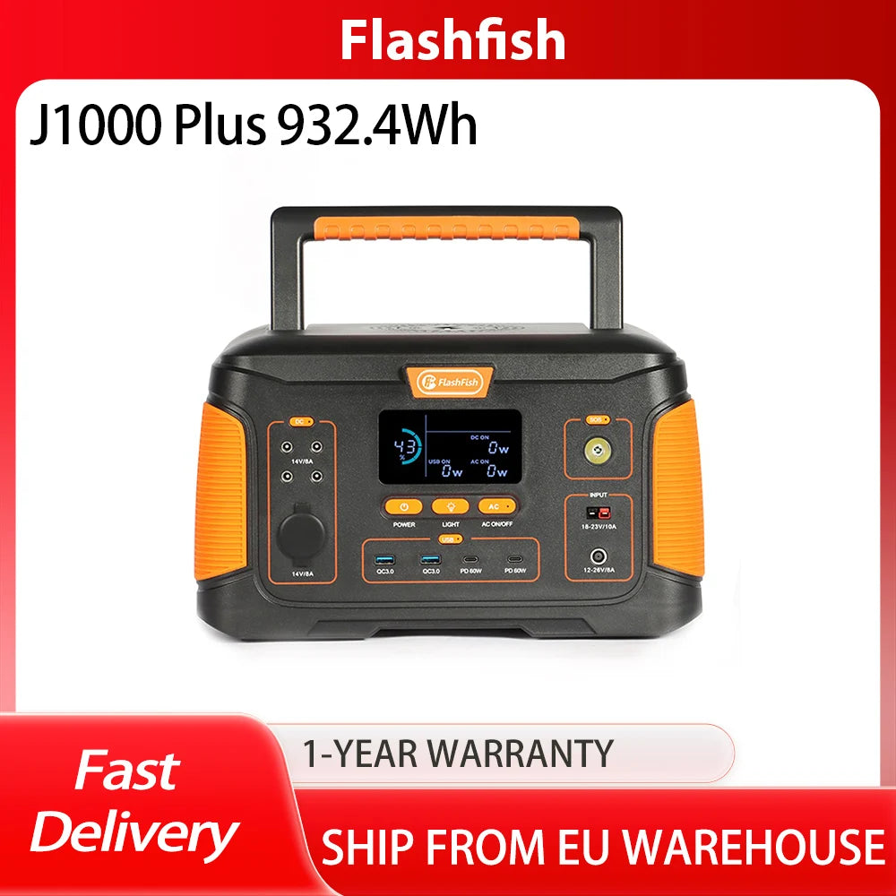 Estación de energía portátil J1000 Plus 1000W | J1000 Plus – InterCyprus