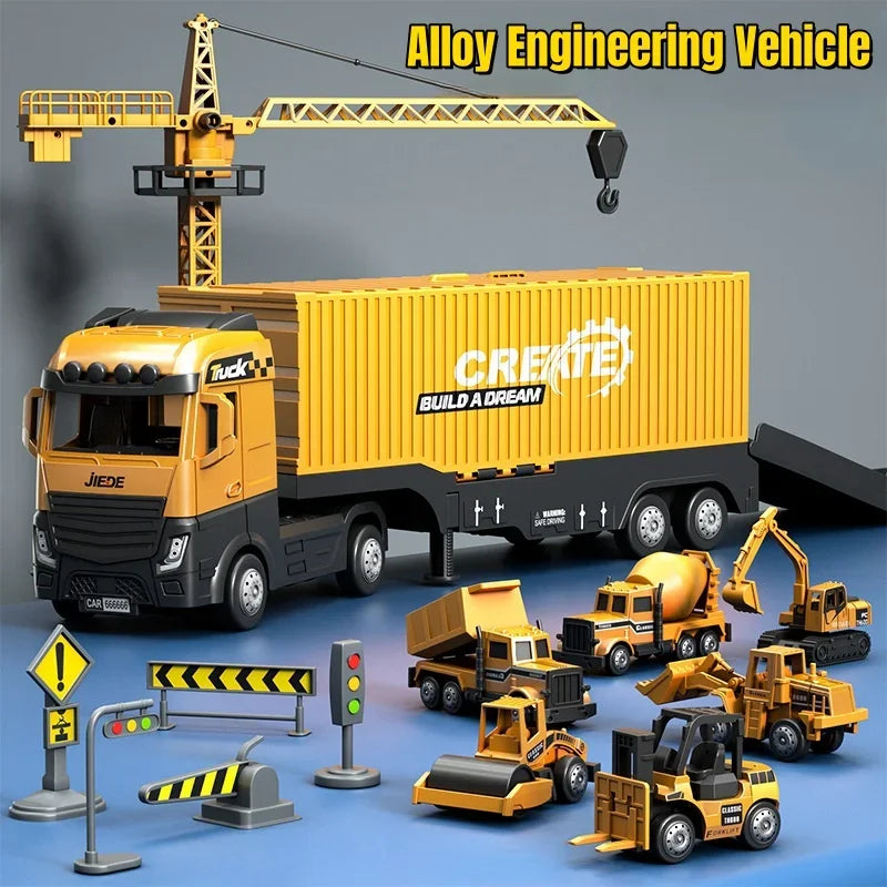 Juguete de camión de construcción de aleación Excavadora desmontable Conusea – InterCyprus