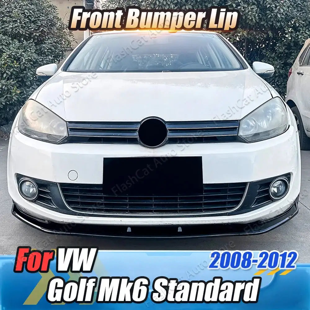 Golf MK6 Onderste Splitter Diffuser Voor VW Golf 6 TSI 2008 2012 ...