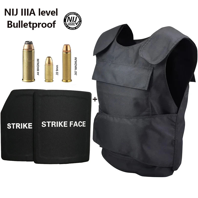 NIJ IIIA GA3 Lightweight PE Bulletproof Panel With Tactical Vest Stand ...