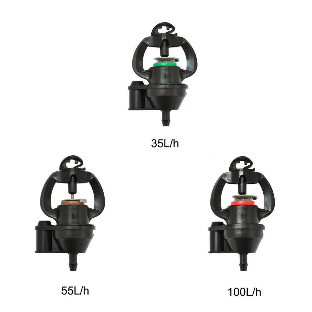 10pcs PC Flow-Control Sprinklers 35L 55L and 100L Advanced Agricultural ...