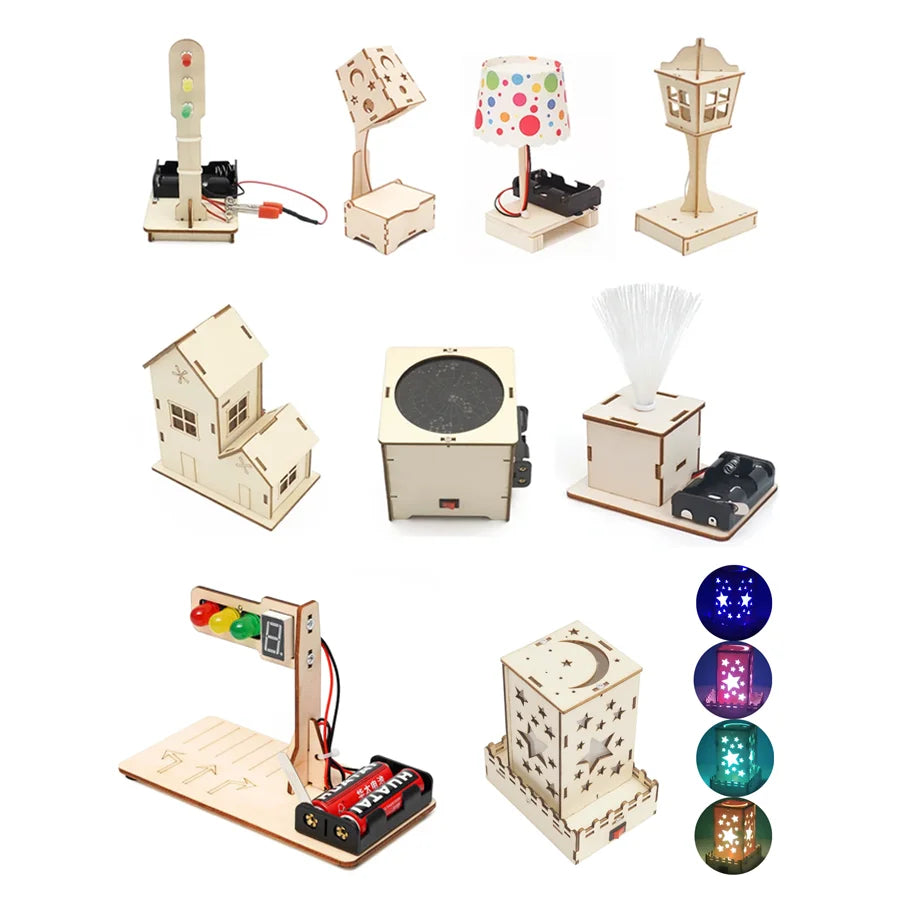 DIY Handmade Small Production Physical Model Assembly Craft Technology ...