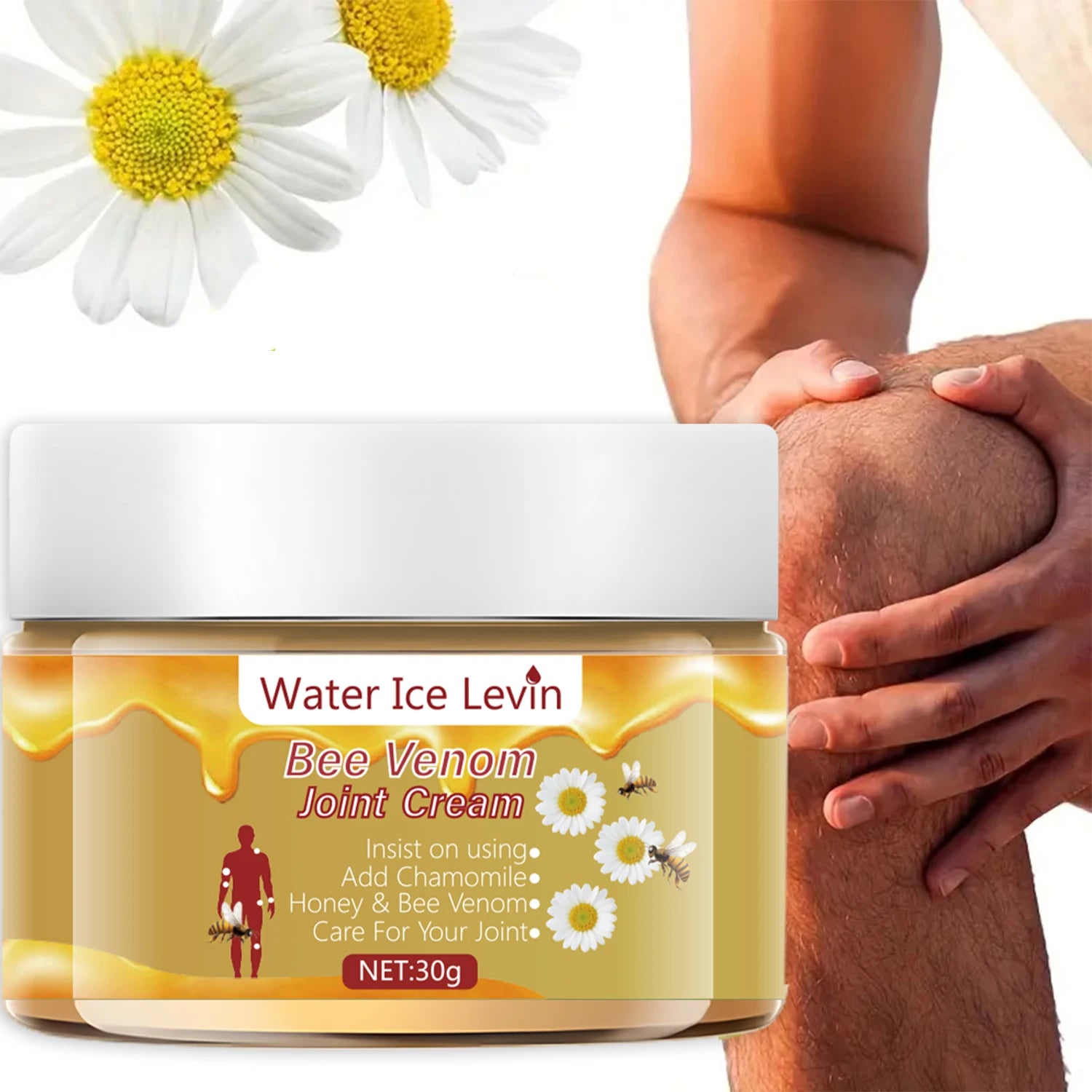 Bee Venom & Honey Joint Balm - Deep Hydration - Soothing Massage ...