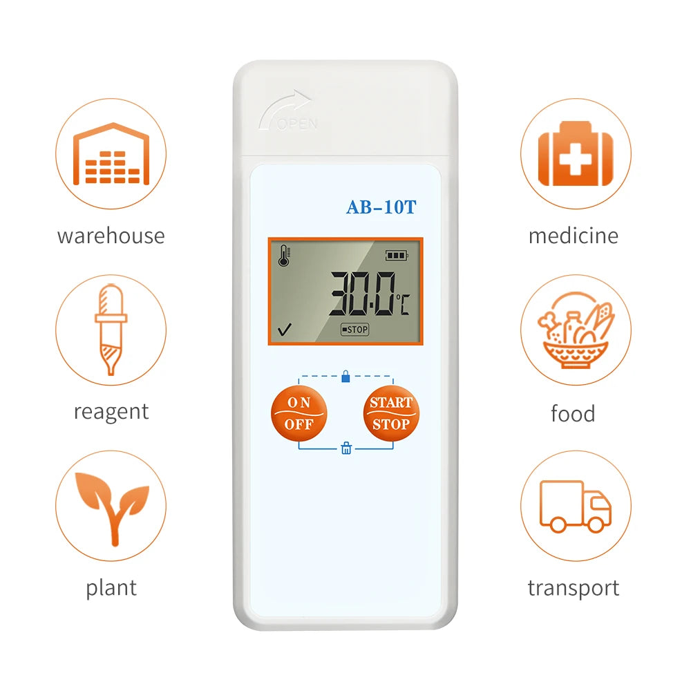 Ab 10t Usb Temperature Data Logger Mini Temp Recorder Lcd Display Datalogger 48000 Points