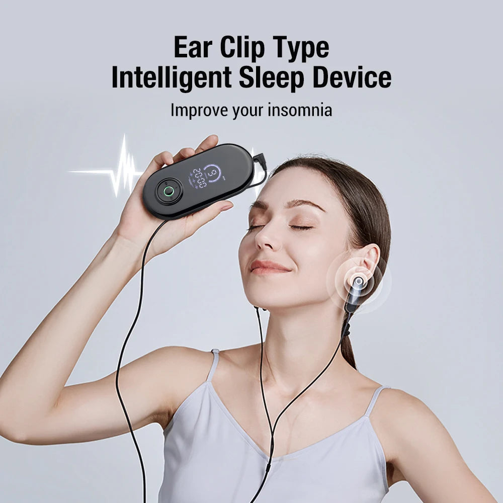 Ear Clip Insomnia Anxiety Depression Pulse CES Therapy Device Anxiety ...