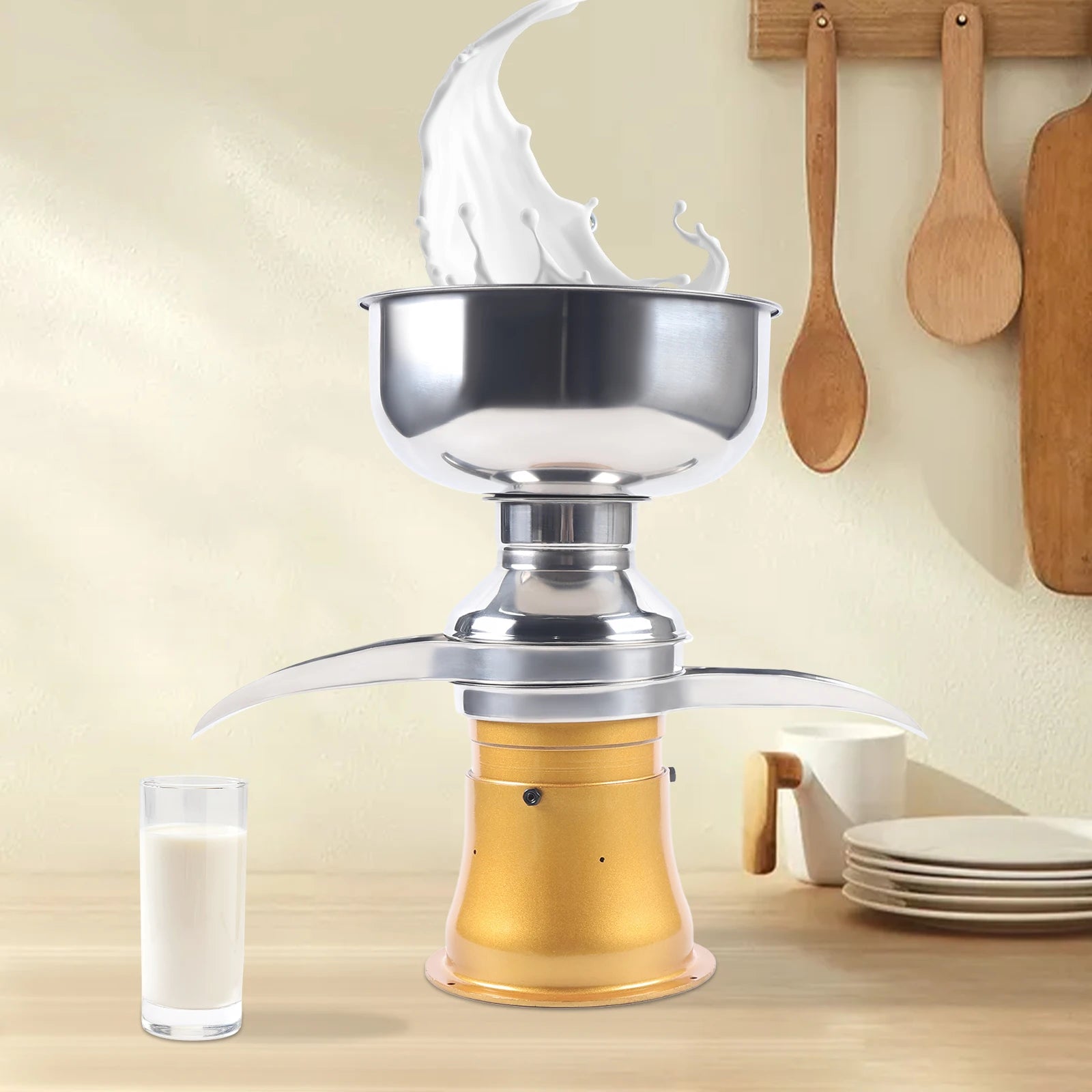 30KW Milk Cream Separator Capacity 50 L/H Milk Cream Separator Machine ...