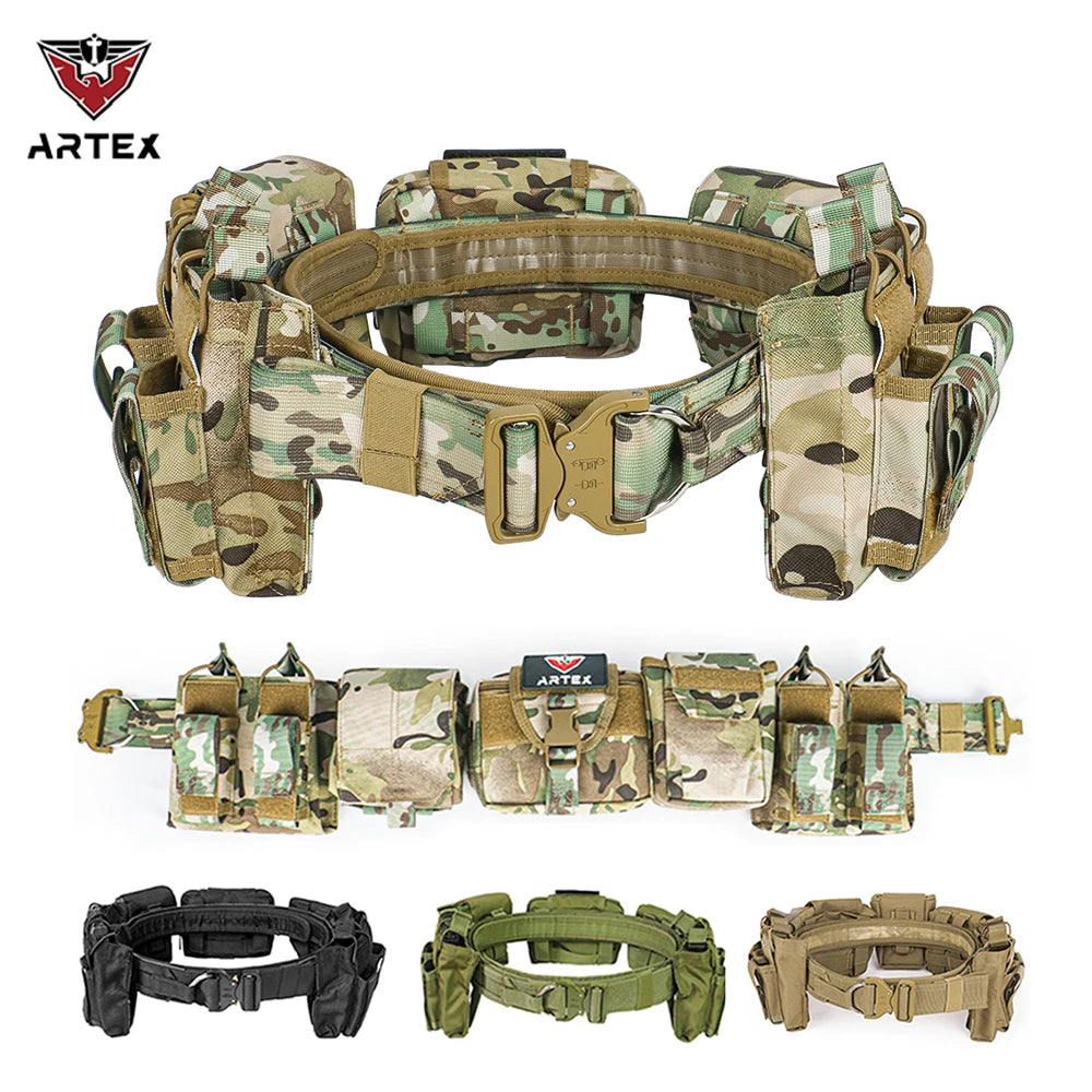 Tactical Waist Bag Hunting Tactical Battle Belt Sets Duty Belts Law ...