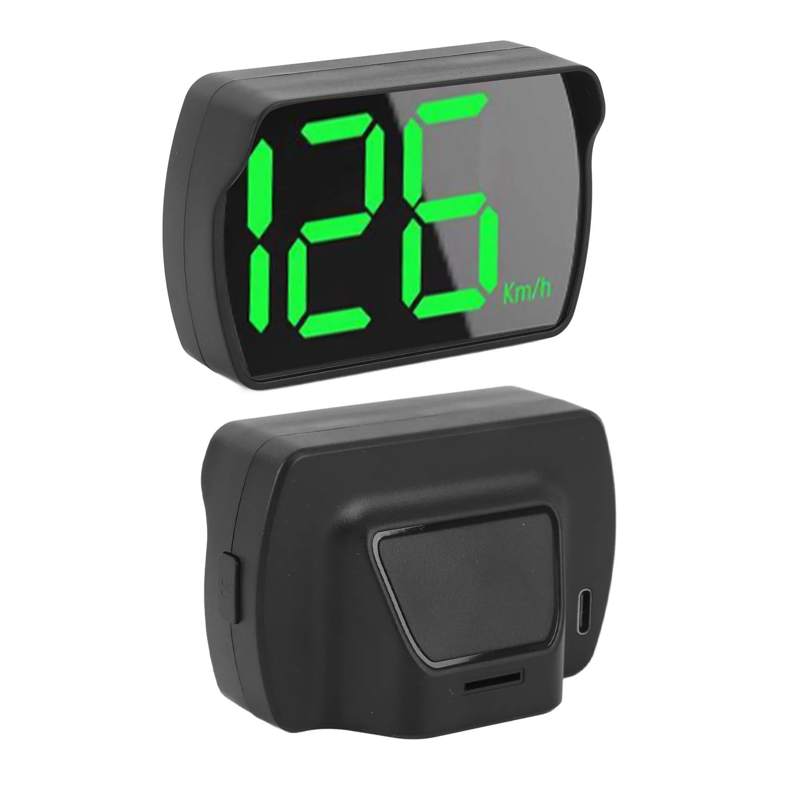 Auto HUD rýchlomer USB Plug and Play KM MPH digitálny rýchlostný ...