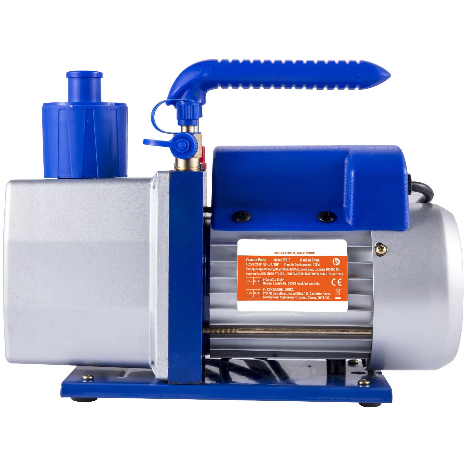 SucceBuy Pompa de Vid 7 CFM 1/3 HP Unică Etapă pentru Sisteme R12 R22 ...