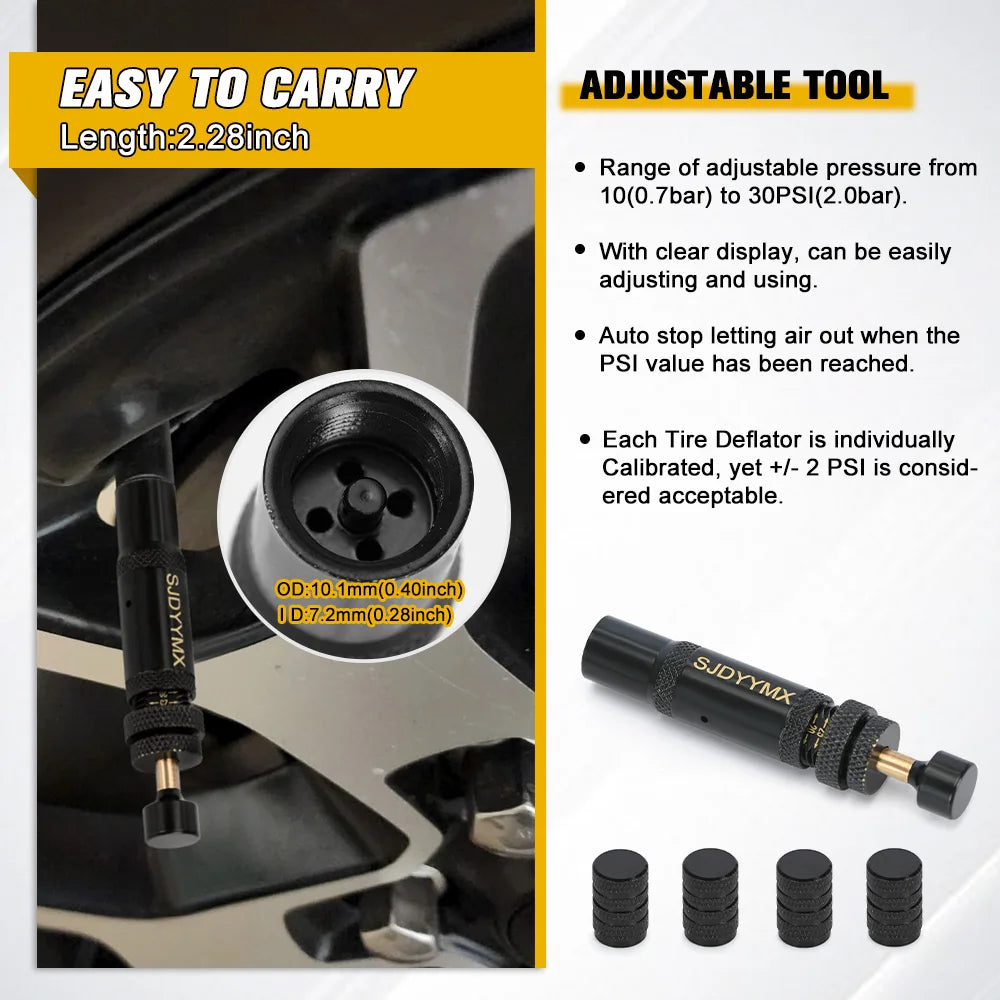 Auto Stop Kit za Deflaciju Guma za Automobile 10 do 30 Psi PQYC ...