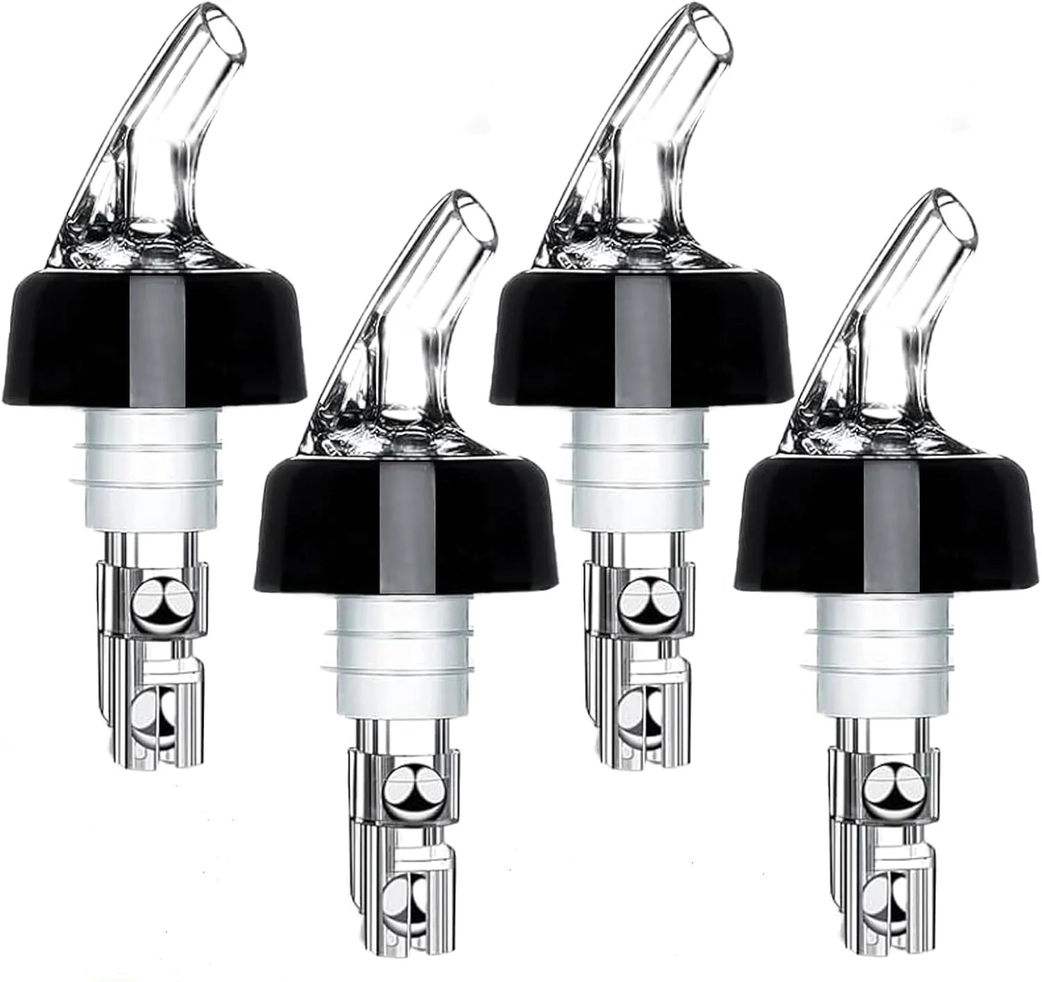 4 Different Measured Bottle Pourer Spouts Liquor Pourers Quick Shot ...