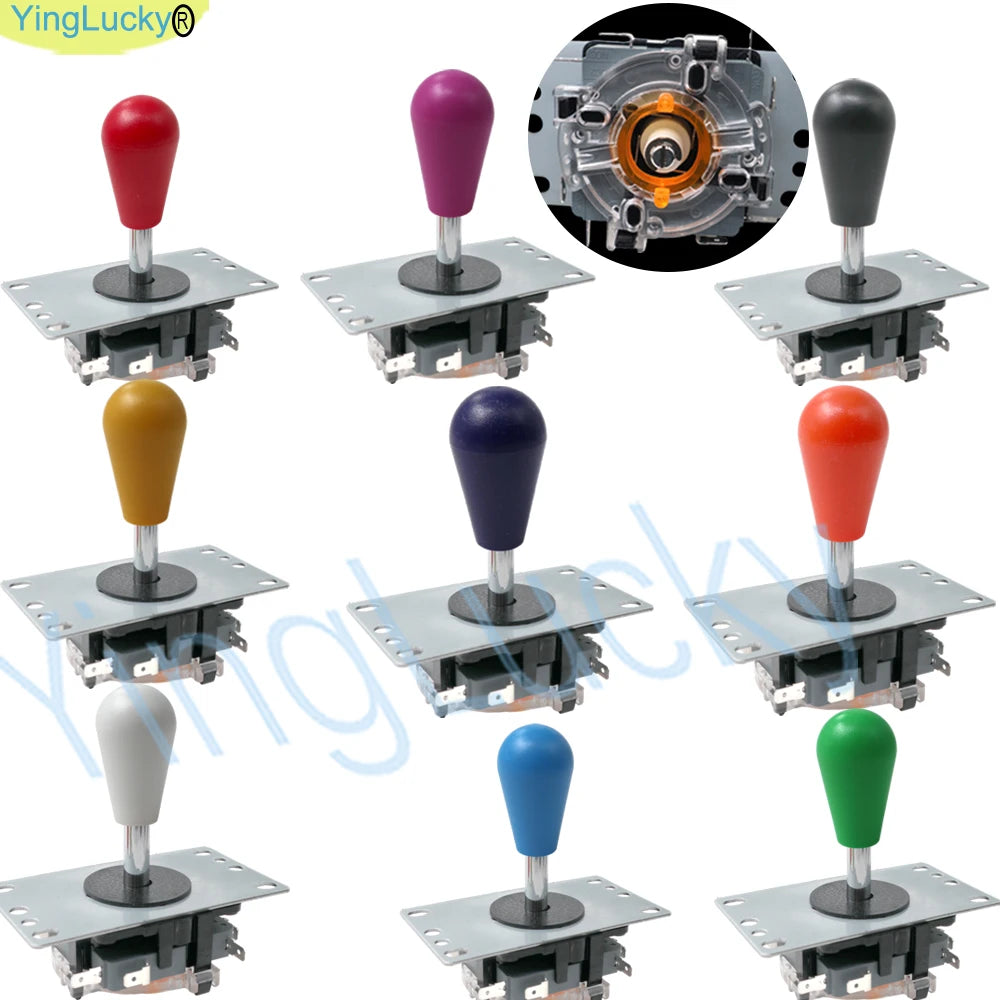 New Arrival Arcade joystick DIY Joystick Red Ball 4/8 Way Joystick ...