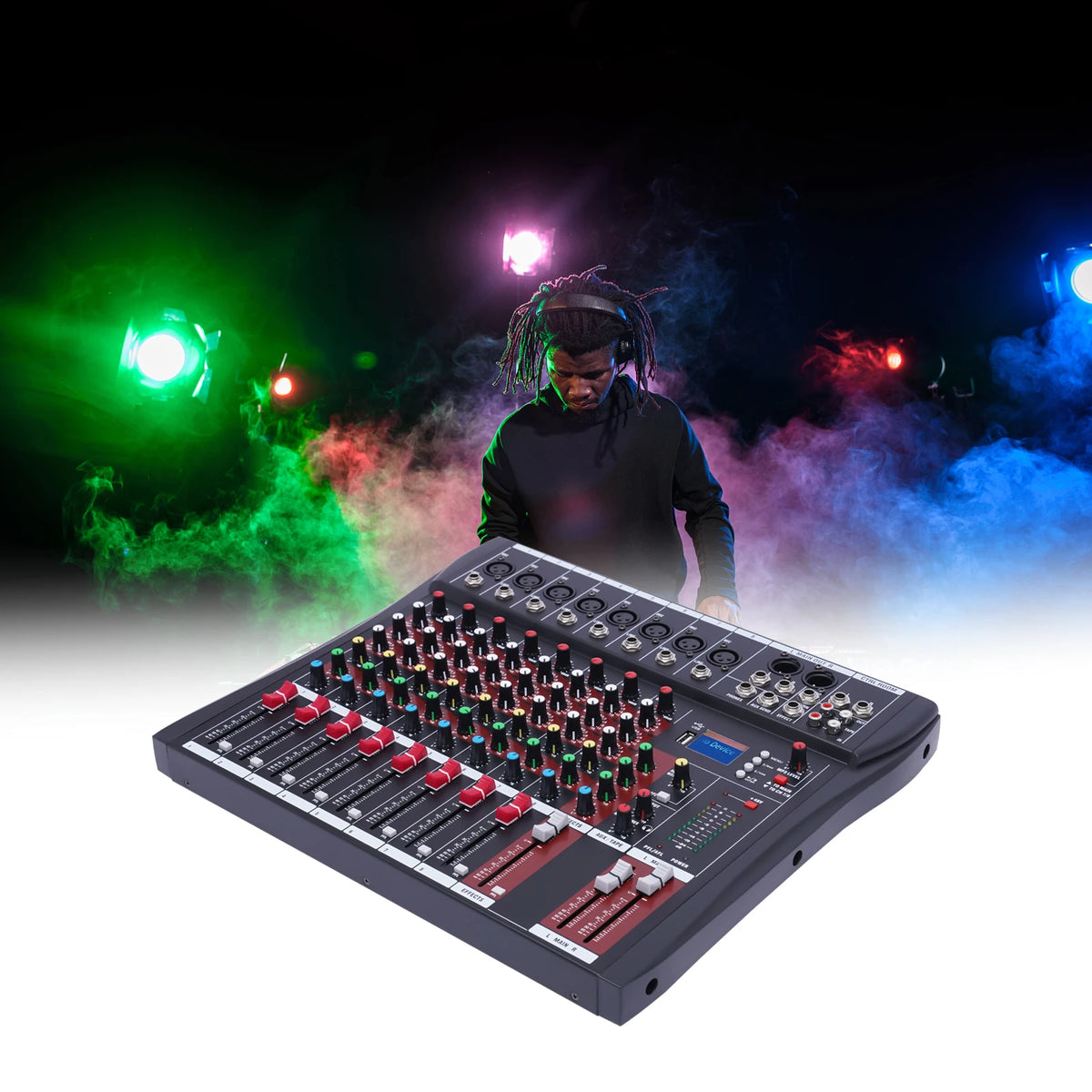 8/12 Channel Professional Audio Mixer Studio Audio Console Live Audio ...