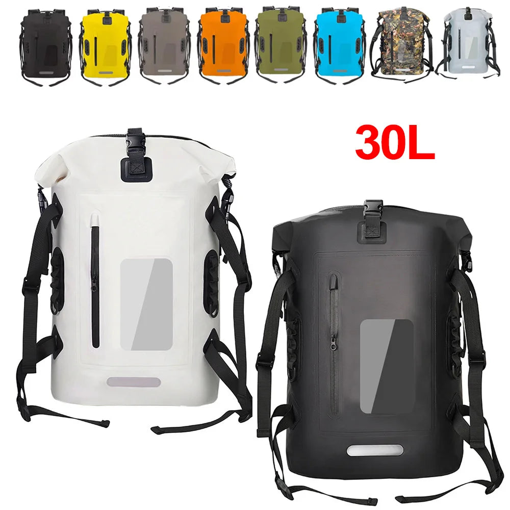 30L Waterproof Dry Bag Camping Backpack Drift Swimming Large River ...