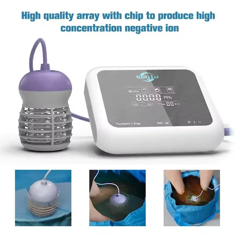 Machine de désintoxication ionique pour bain de pieds avec écran tactile Renforcer l'immunité ...