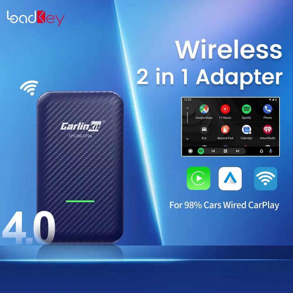 Carlinkit 3.0 & CarlinKit 4.0 Draadloze CarPlay Android Auto Box voor ...