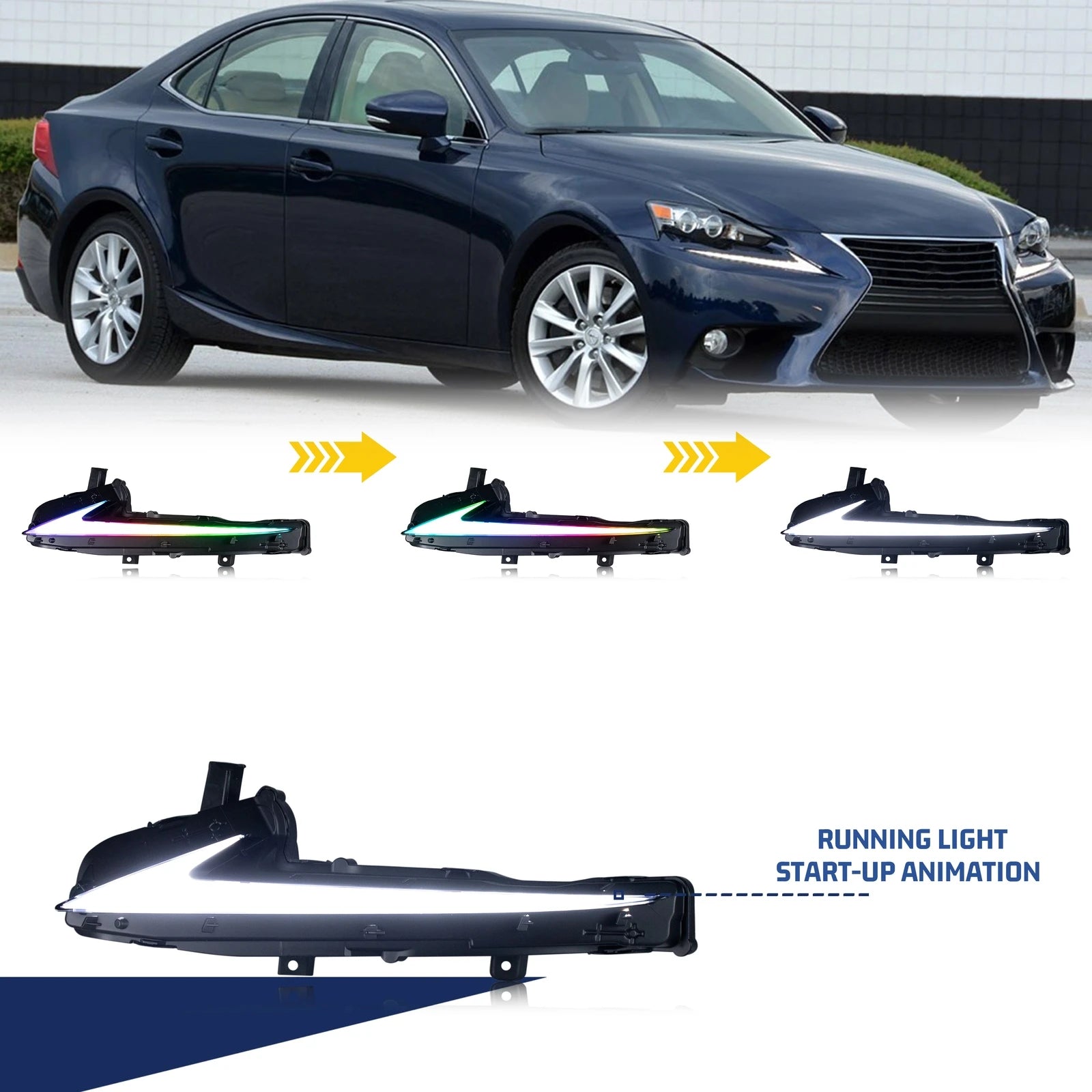 Lexus IS LED RGB Daytime Running Light 2014-2016 | BY-G30LCI ...