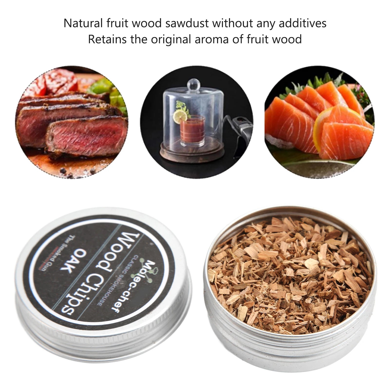 Whiskey Wood Smoking Chip Cocktail Smoker Kit Smoker Chips for Smoked ...