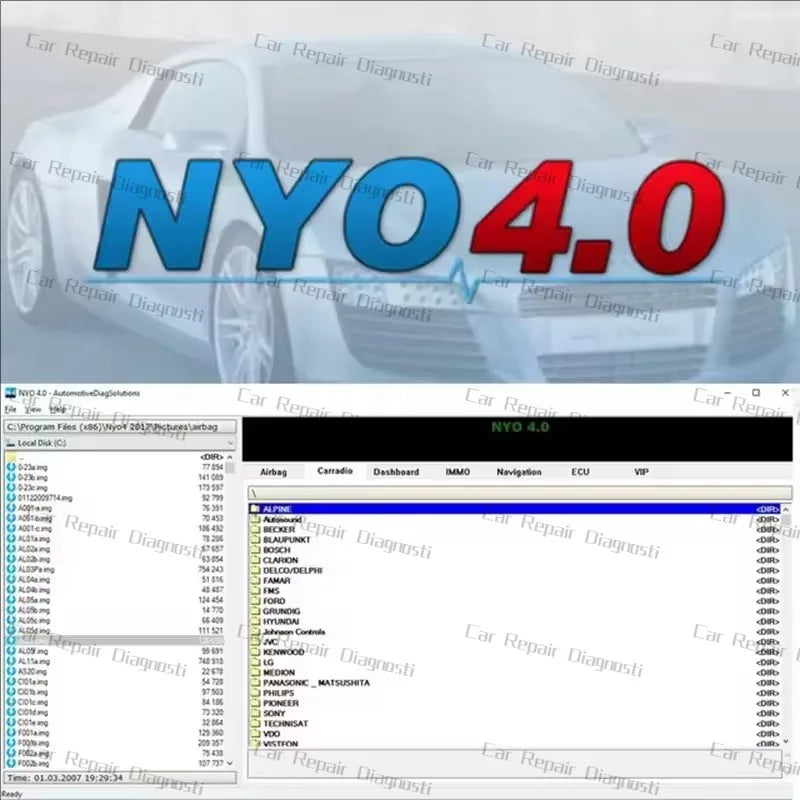 Auto Repair Software NYO 4.0 Airbag IMMO Navigation – InterCyprus