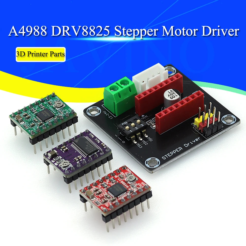 A4988 DRV8825 Stepper Motor Driver – Enhanced Performance with Heat Si ...