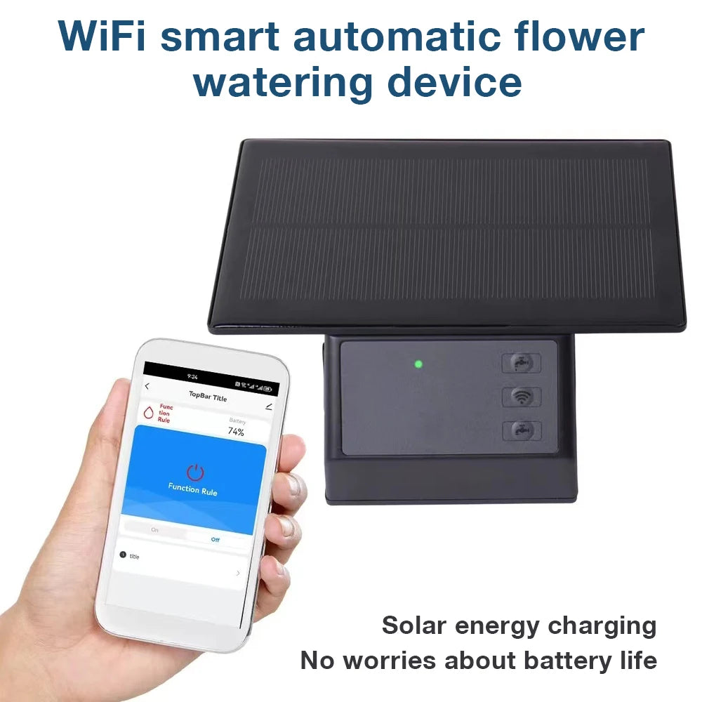 Solar Irrigation Timer Water Pump Automatic Drip Irrigation Kit Wifi ...