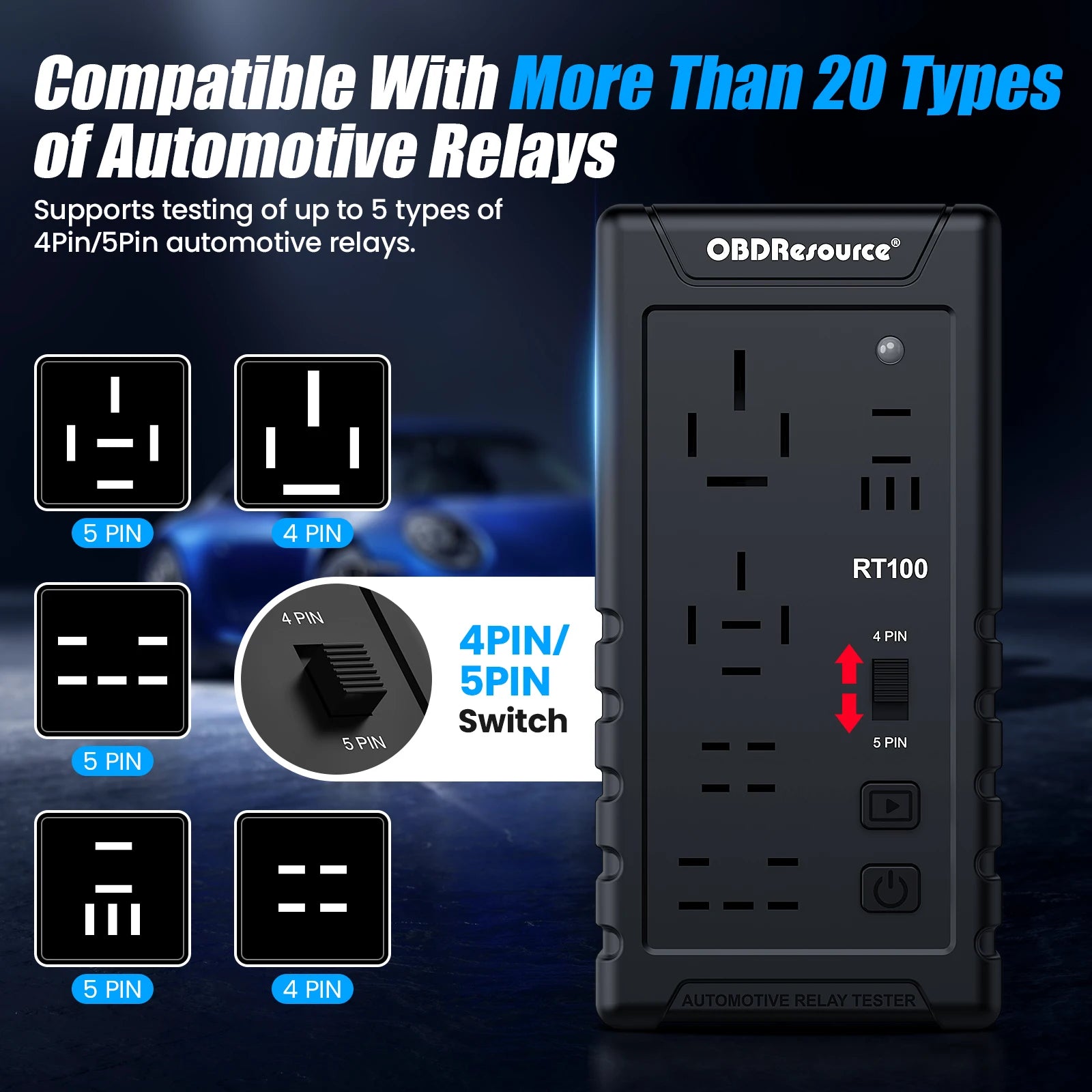 Automotive Relay Tester RT100 12V/24V 4Pin 5Pin | YIQIXIN – InterCyprus ...