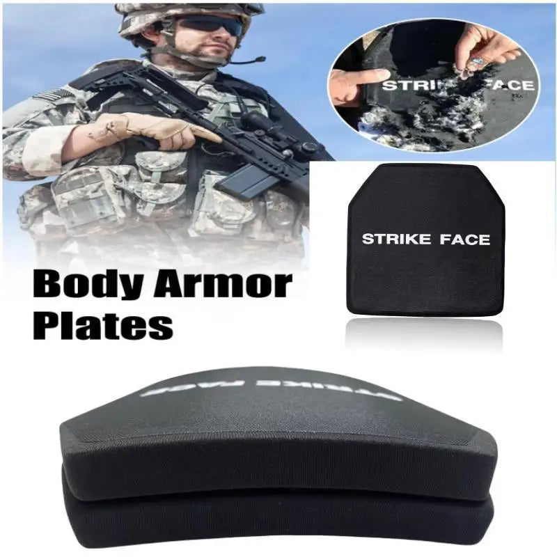 NIJ III Bulletproof Plate10x12 Inches Light Tactical UHMWPE Bulletproof ...