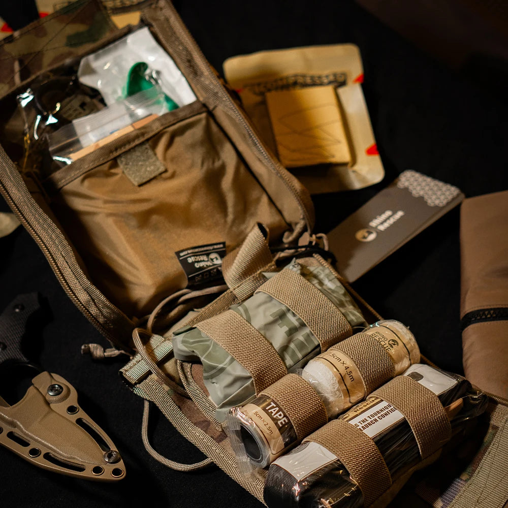 Rhino Rescue Tactical IFAK Κιτ Πρώτων Βοηθειών με Σύστημα Molle Σακούλα ...