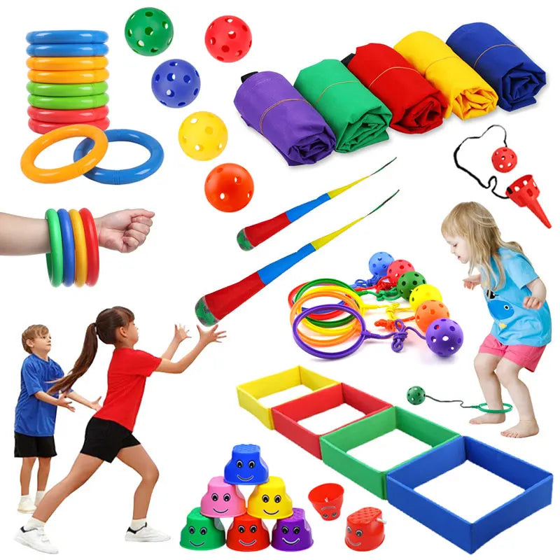 Kids Balance Jump Sensory Integration Training Toys Parish Outdoor ...