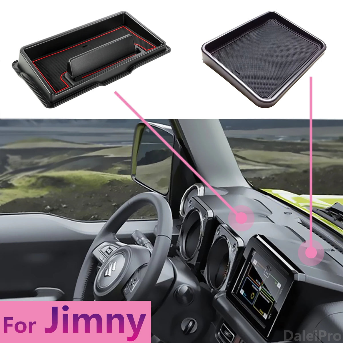 Voor Suzuki Jimny 2019 2020 2021 2022 2023-2025 JB74 JB64 Dashboard Opbergorganizer Tray ...
