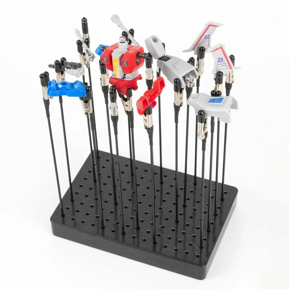 Model Painting Stand Base Holder with 20 Magnetic Alligator Clips ...