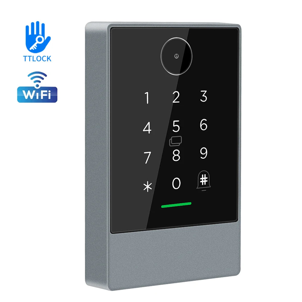 TTLOCK TTHotel Access Control Keypad 13.56Mhz RFID WiFi & BLE QR Code ...