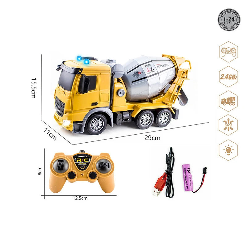 RC Cement Kiepwagen 1 tot 24 Schaal | CONUSEA RC T – InterCyprus