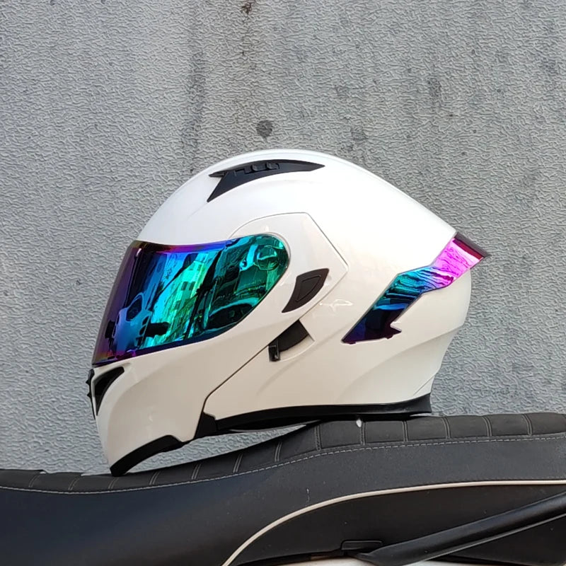 ORZ-991 Modular Filp up Motorcycle Helmet Full Face Racing Helmet Dual ...
