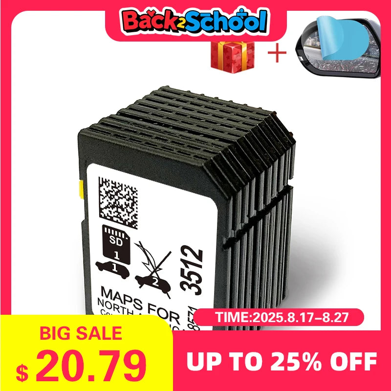 North America map 2024 32GB Navigation SD Card for GM GMC Acadia/Canyon ...