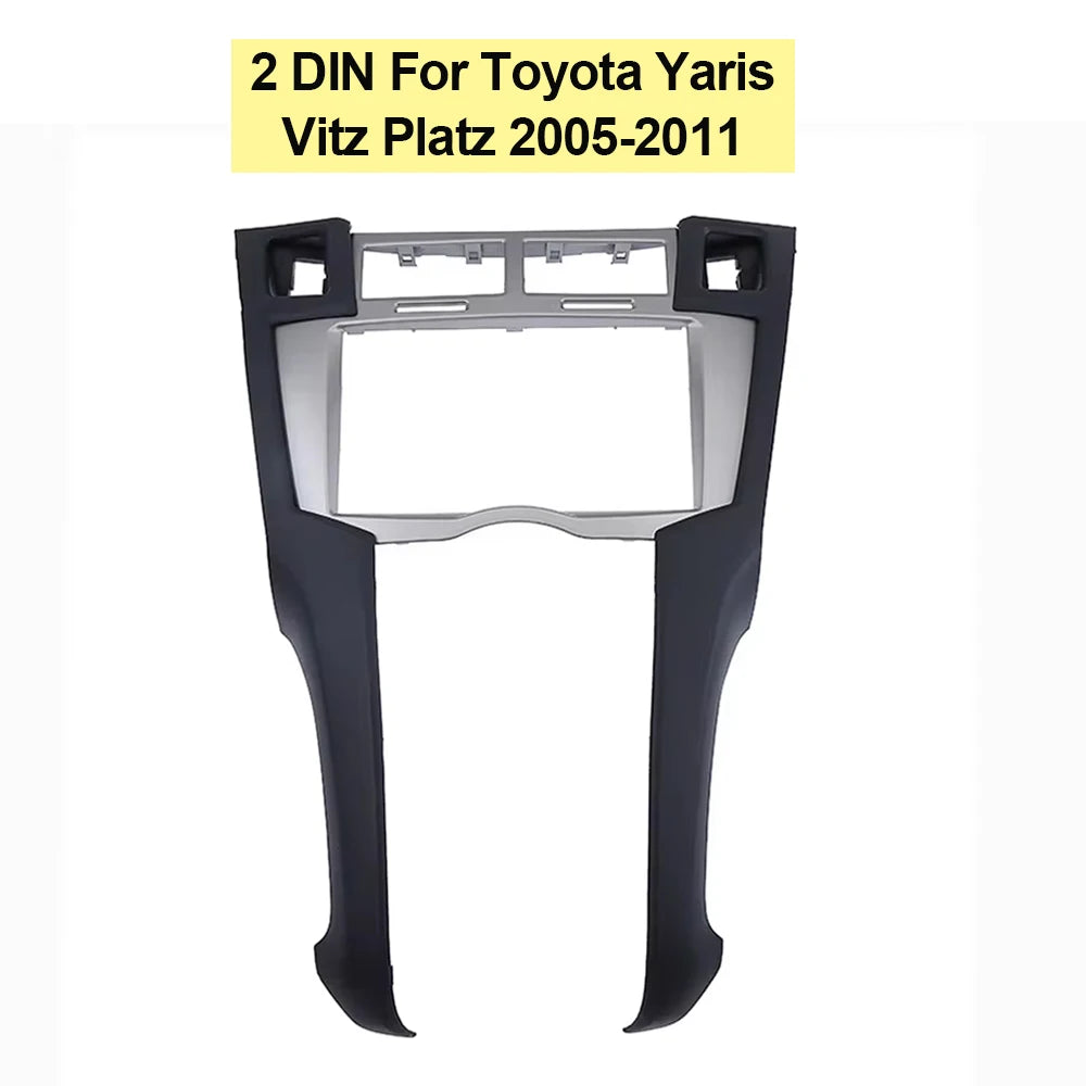 Toyota Yaris Vitz Platz Fascia Kit 2 Din 2005-2011 ABS – InterCyprus ...