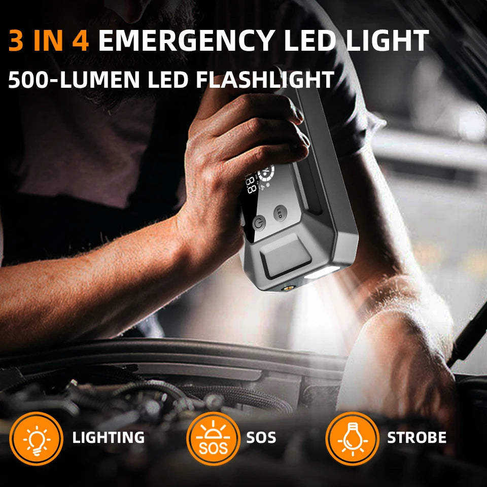 Pompa d'aria per auto senza fili portatile 150 PSI | E-ACE ...