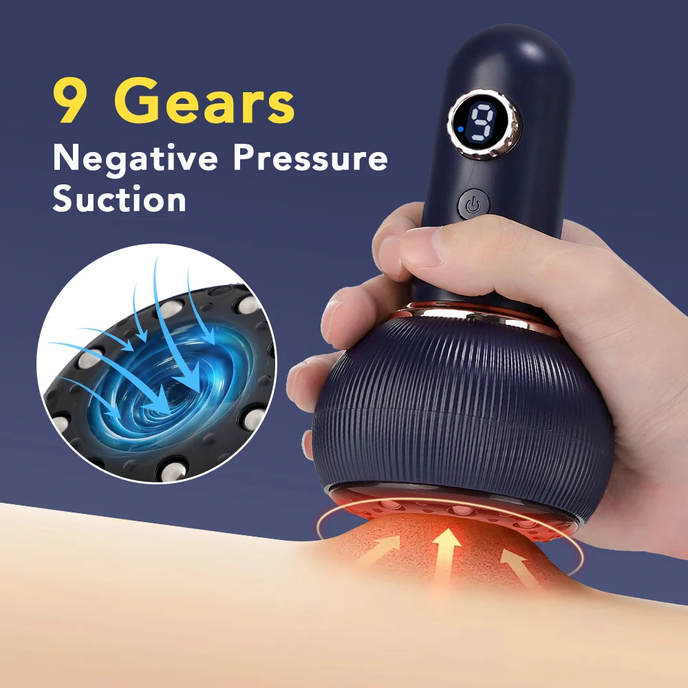 Electric Cupping Device Vacuum Canning Body Massager Red Light Hot ...