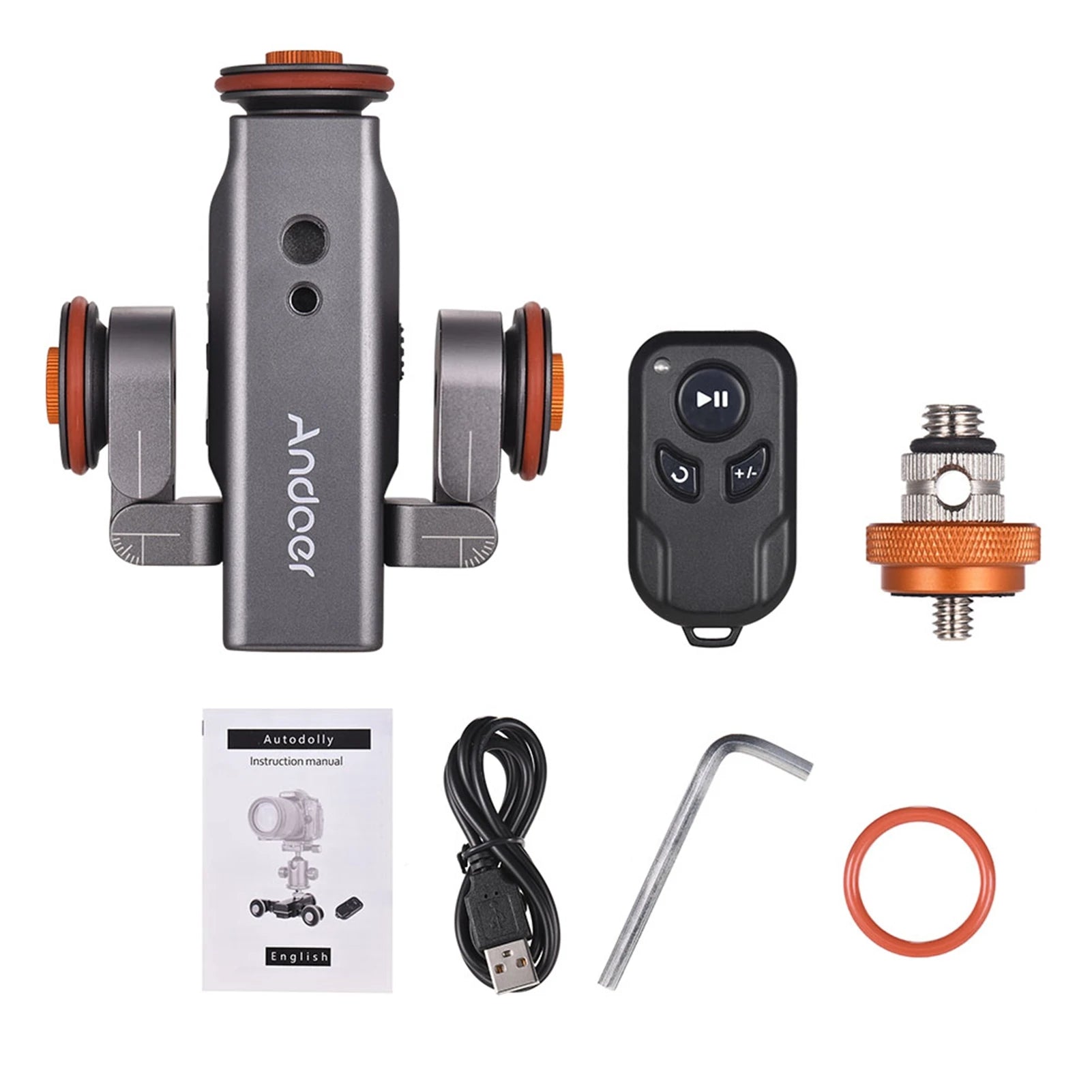 Motorized Camera Video Slider with Remote Control and Rechargeable Bat ...