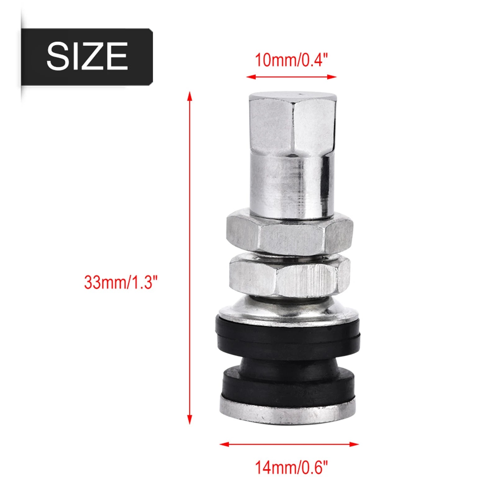 Tubeless Tire Valve Short Stems Kit TR161 Car | EBTOOLS – InterCyprus ...