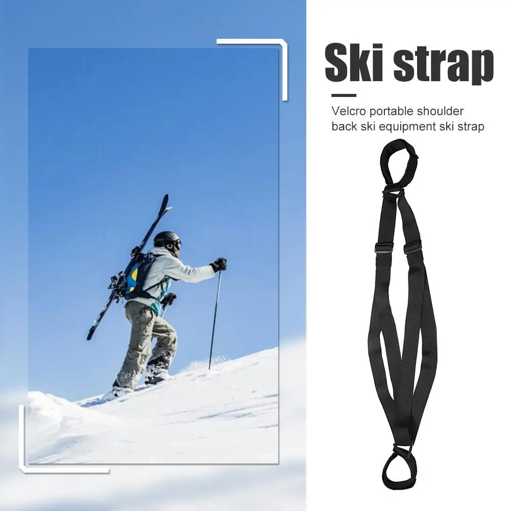 Ski Backpack Carrier Ski Carry Sling Strap Double Shoulder Backpack ...